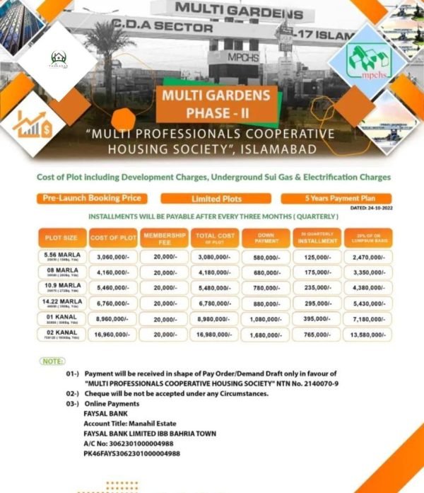 Multi Gardens Phase 2 » Invest Wisely