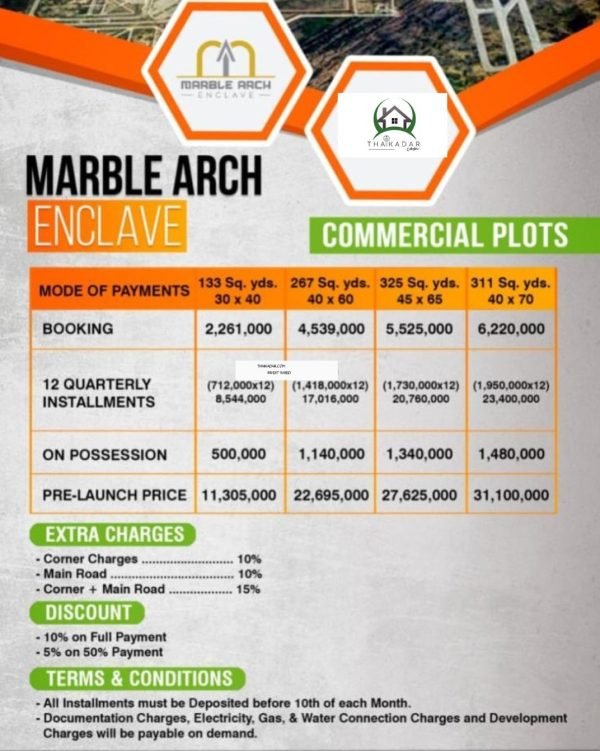Marble Arch Enclave Rawalpindi || Invest Wisely
